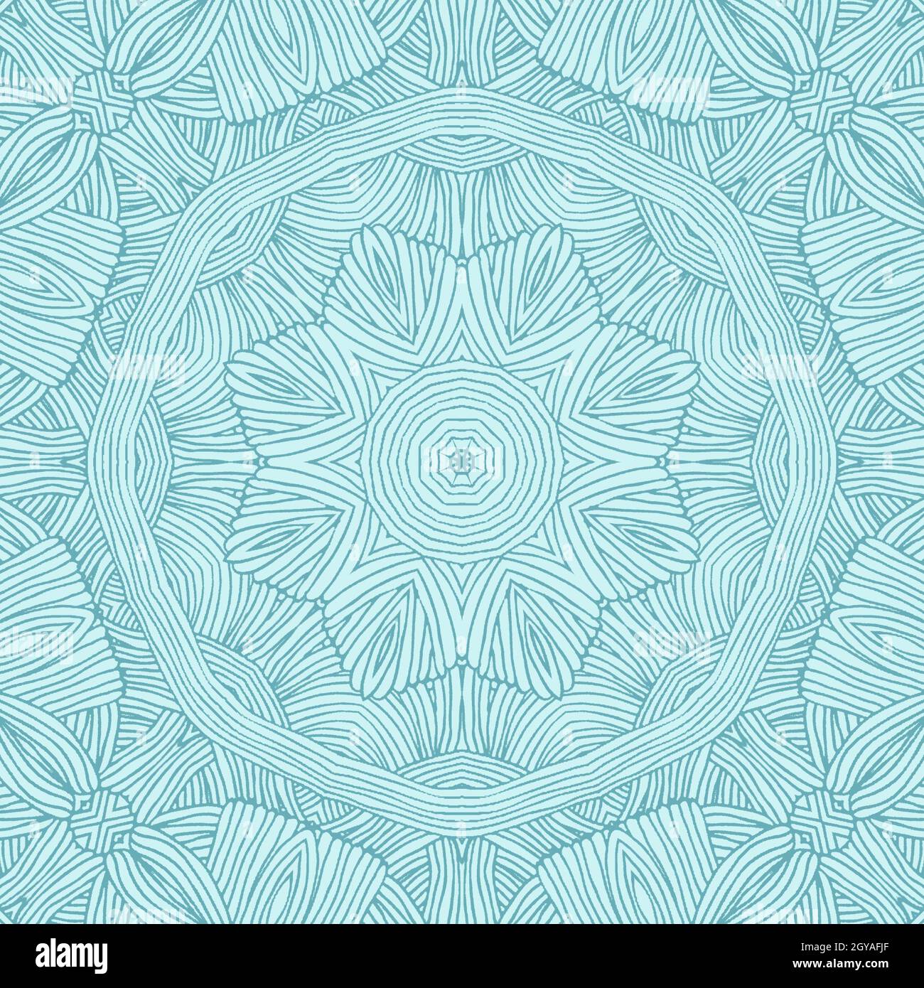 Patterned blue mandala geometric background for wallpapers Stock Photo ...