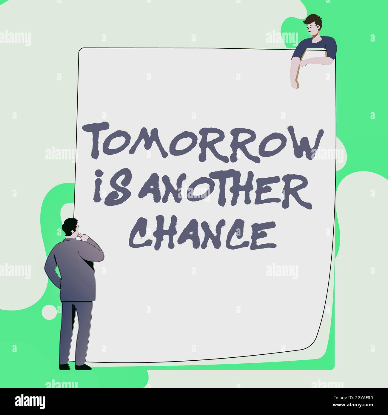 Conceptual caption Tomorrow Is Another Chance, Business overview More ...