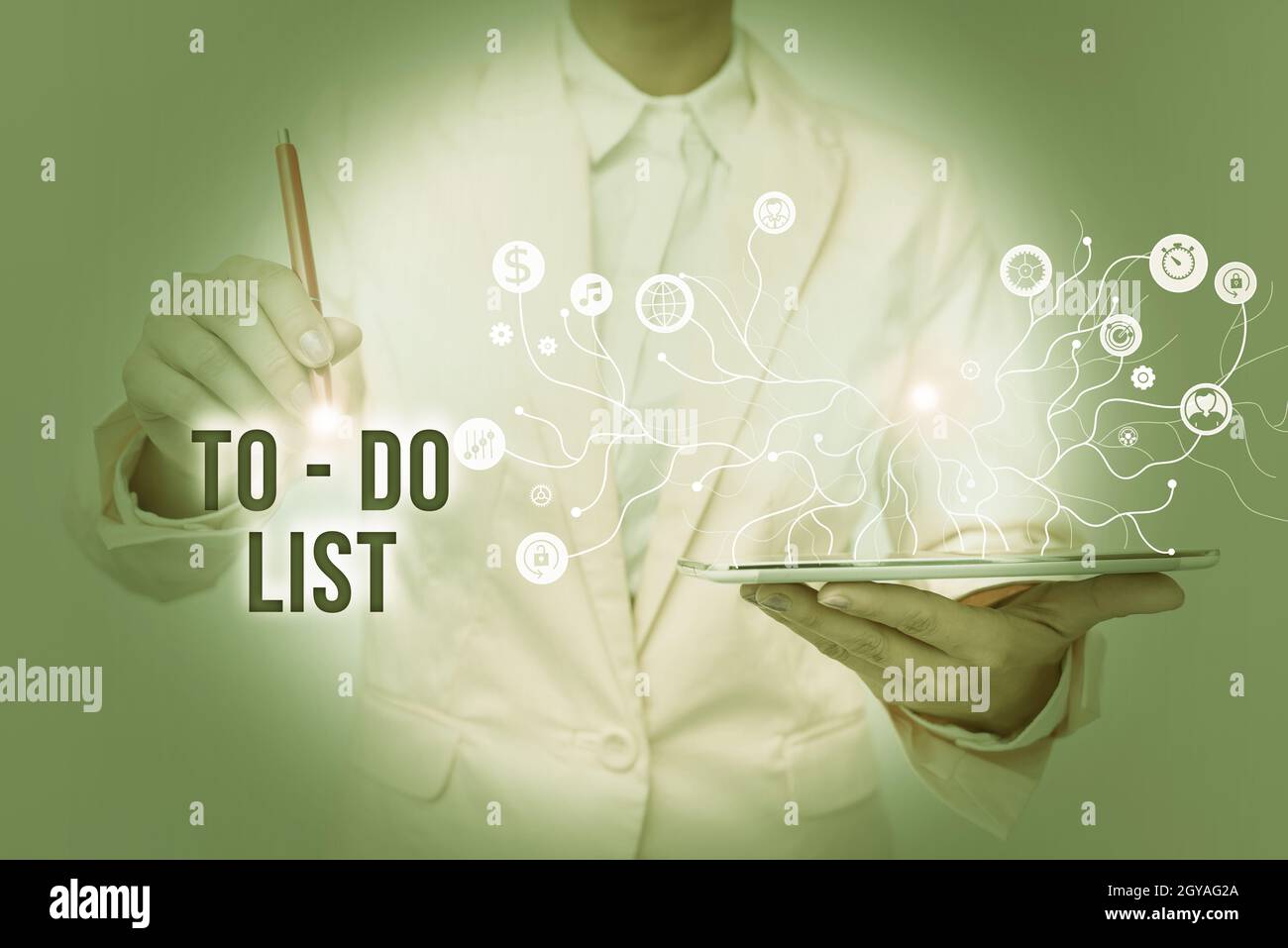 Conceptual display To do List, Internet Concept a list of tasks to ...