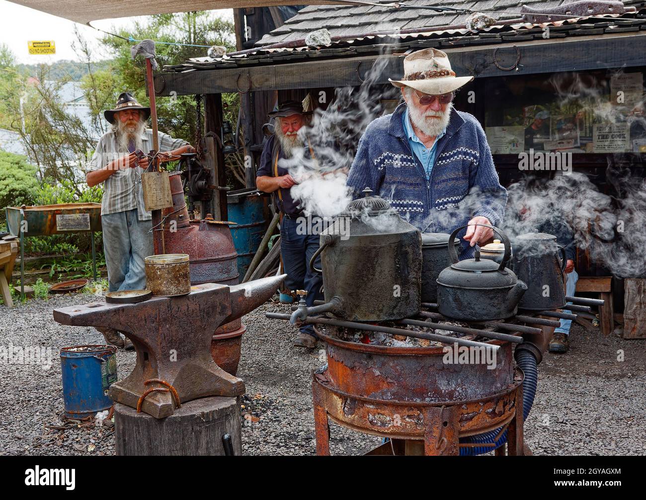 Bearded miners hut hi-res stock photography and images - Alamy