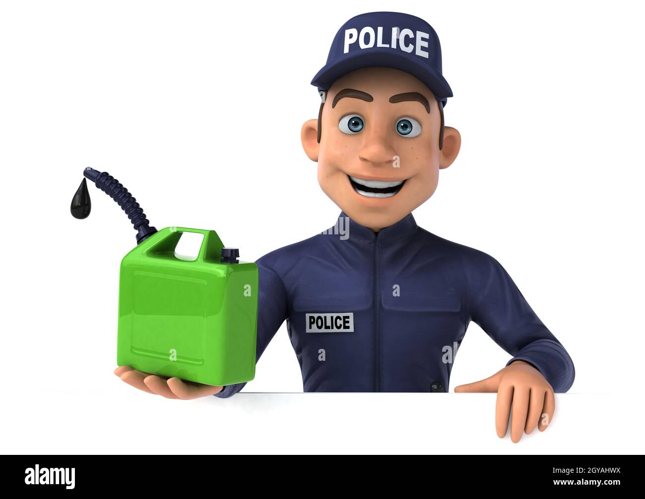 Fun cartoon character oil 3d Cut Out Stock Images & Pictures - Alamy