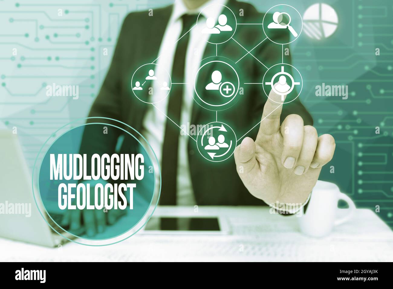 Sign Displaying Mudlogging Geologist Business Approach Gather Information And Creating A