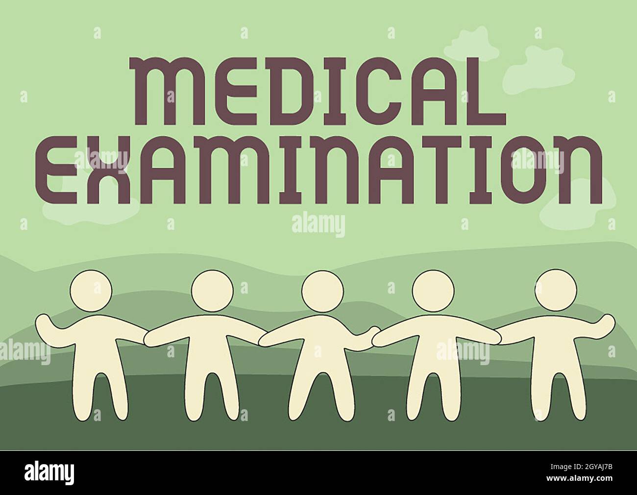 Hand writing sign Medical Examination, Business showcase Checkup ...