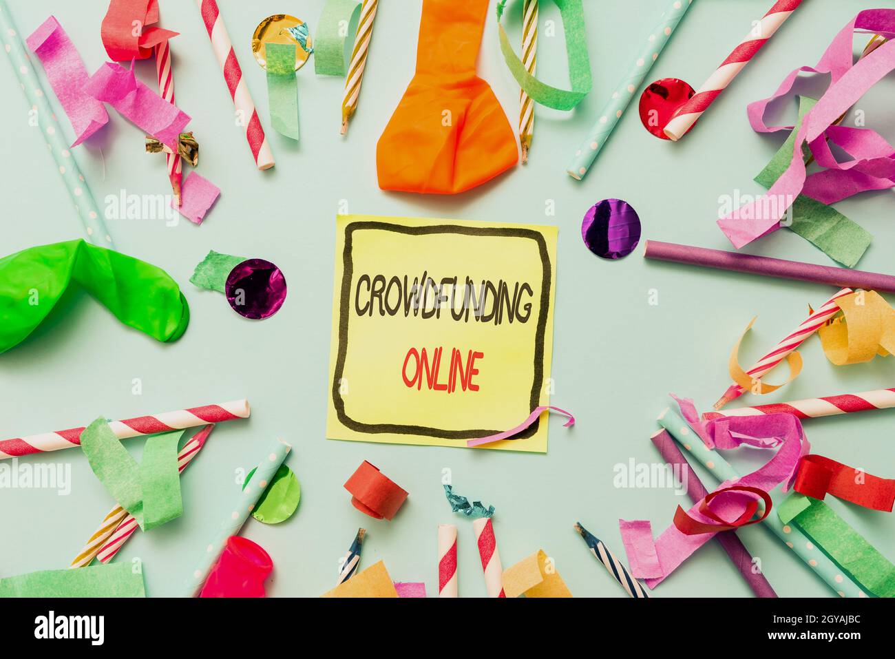 Hand writing sign Crowdfunding Online, Concept meaning raising small ...