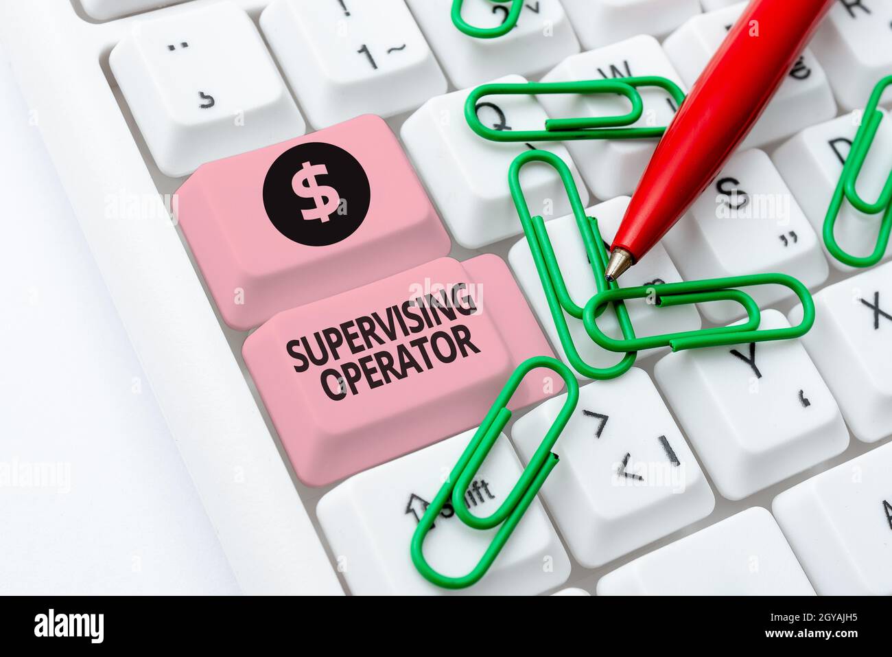 Conceptual display Supervising Operator, Business idea monitoring and ...