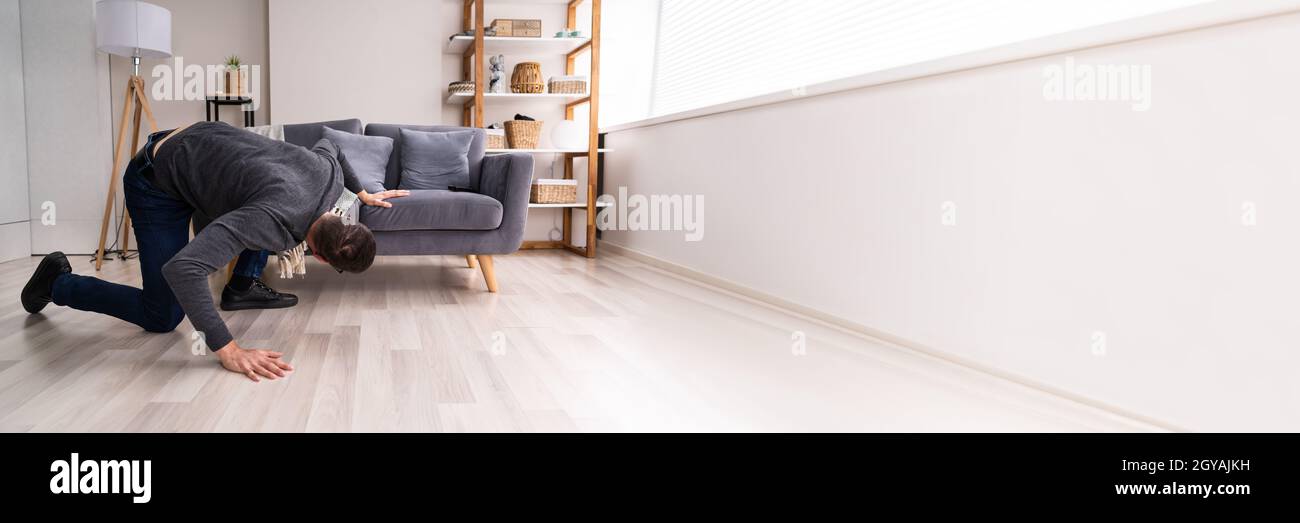 Sofa and searching lost remote control hi-res stock photography and ...