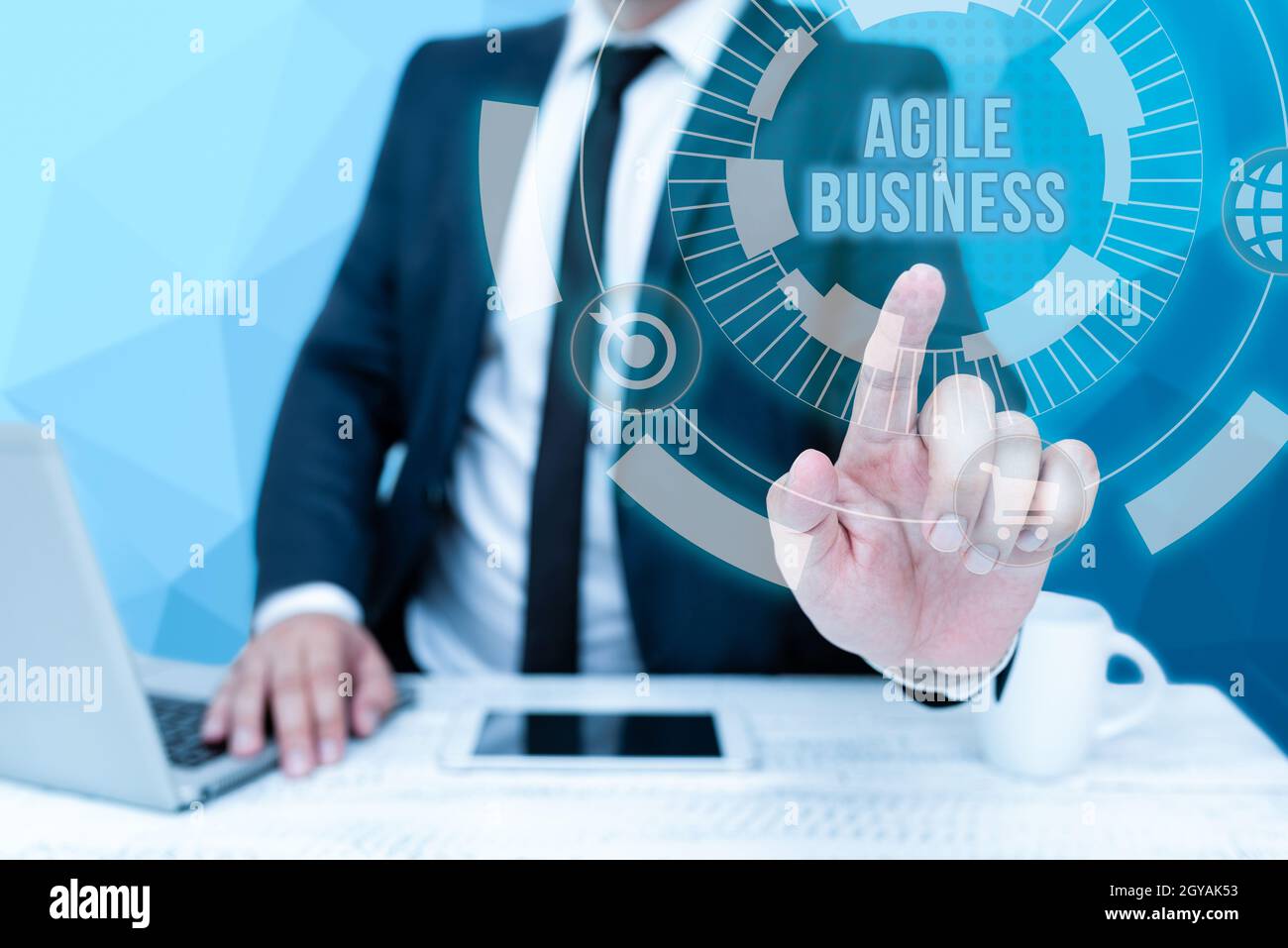 Inspiration showing sign Agile Business, Business idea capability of ...