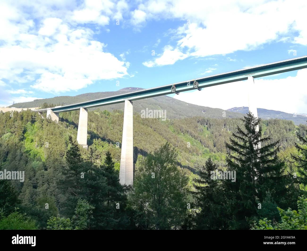 Europa Bridge near Innsbruck. Highest bridge in Europe Stock Photo - Alamy