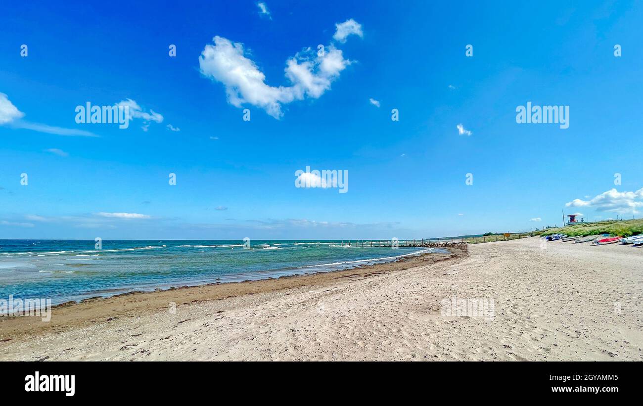 Beach on the German Baltic coast Stock Photo - Alamy