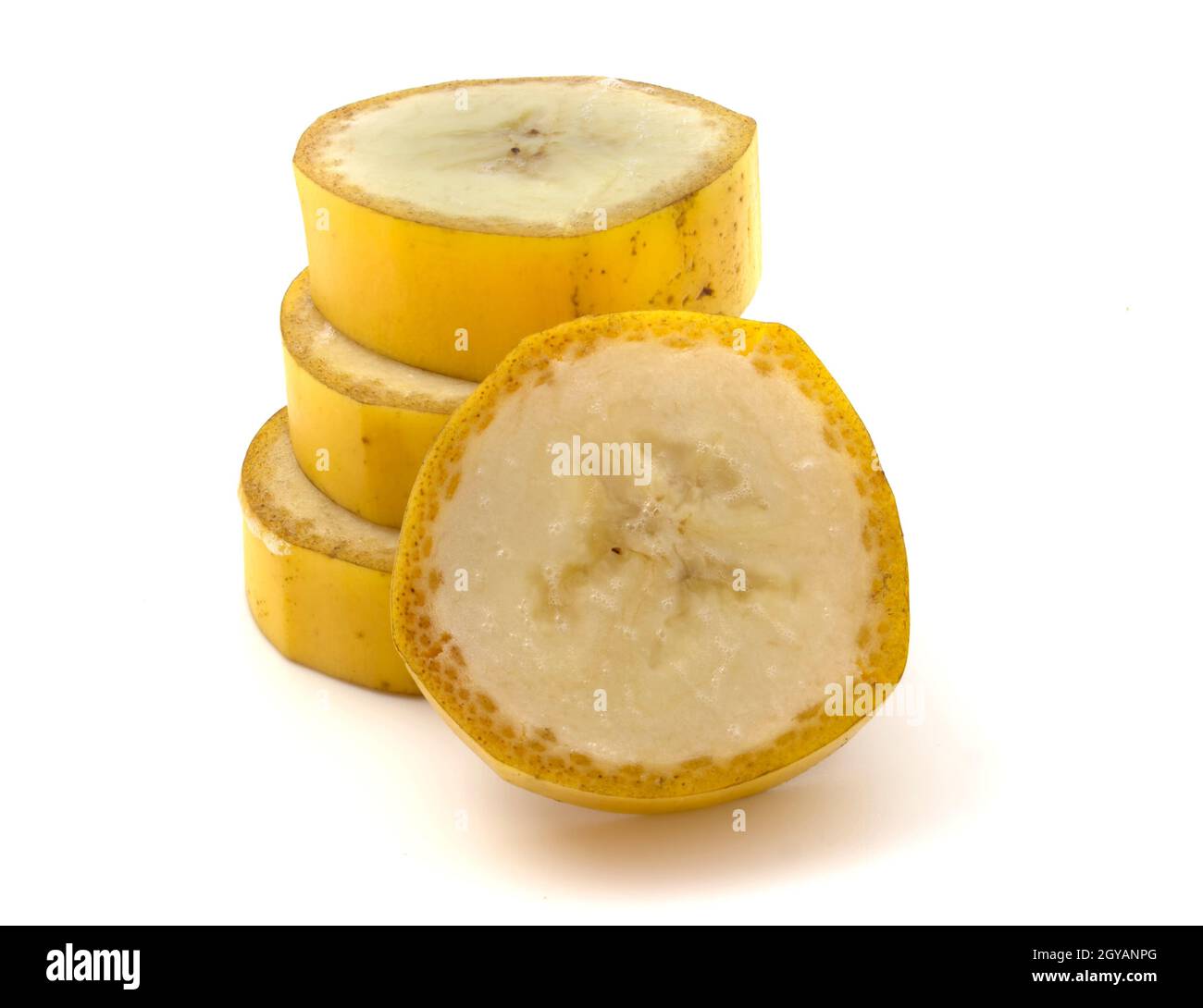 Ripe plantain banana Cut Out Stock Images & Pictures - Alamy