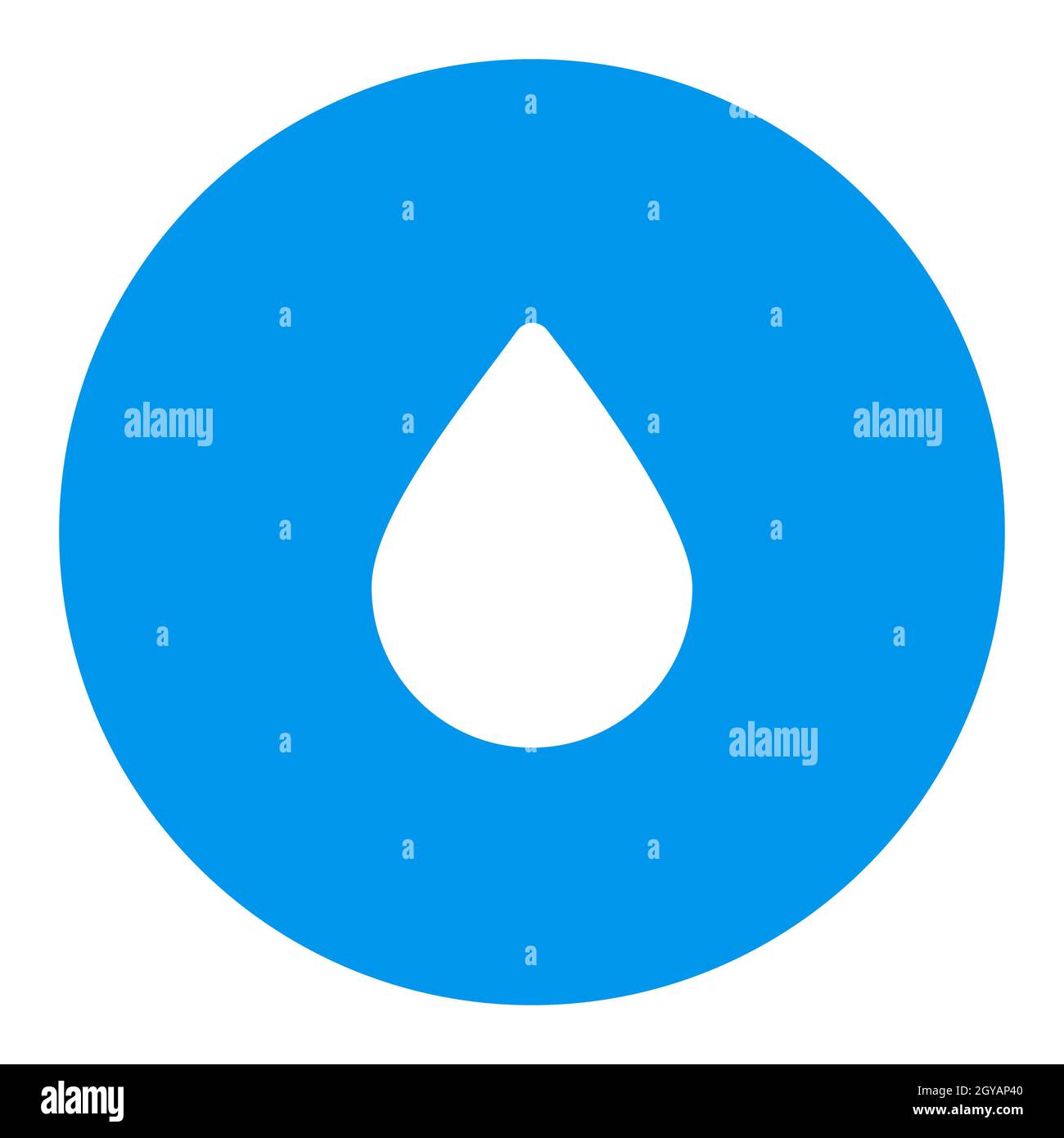 Drop water vector glyph icon. Meteorology sign. Graph symbol for travel ...