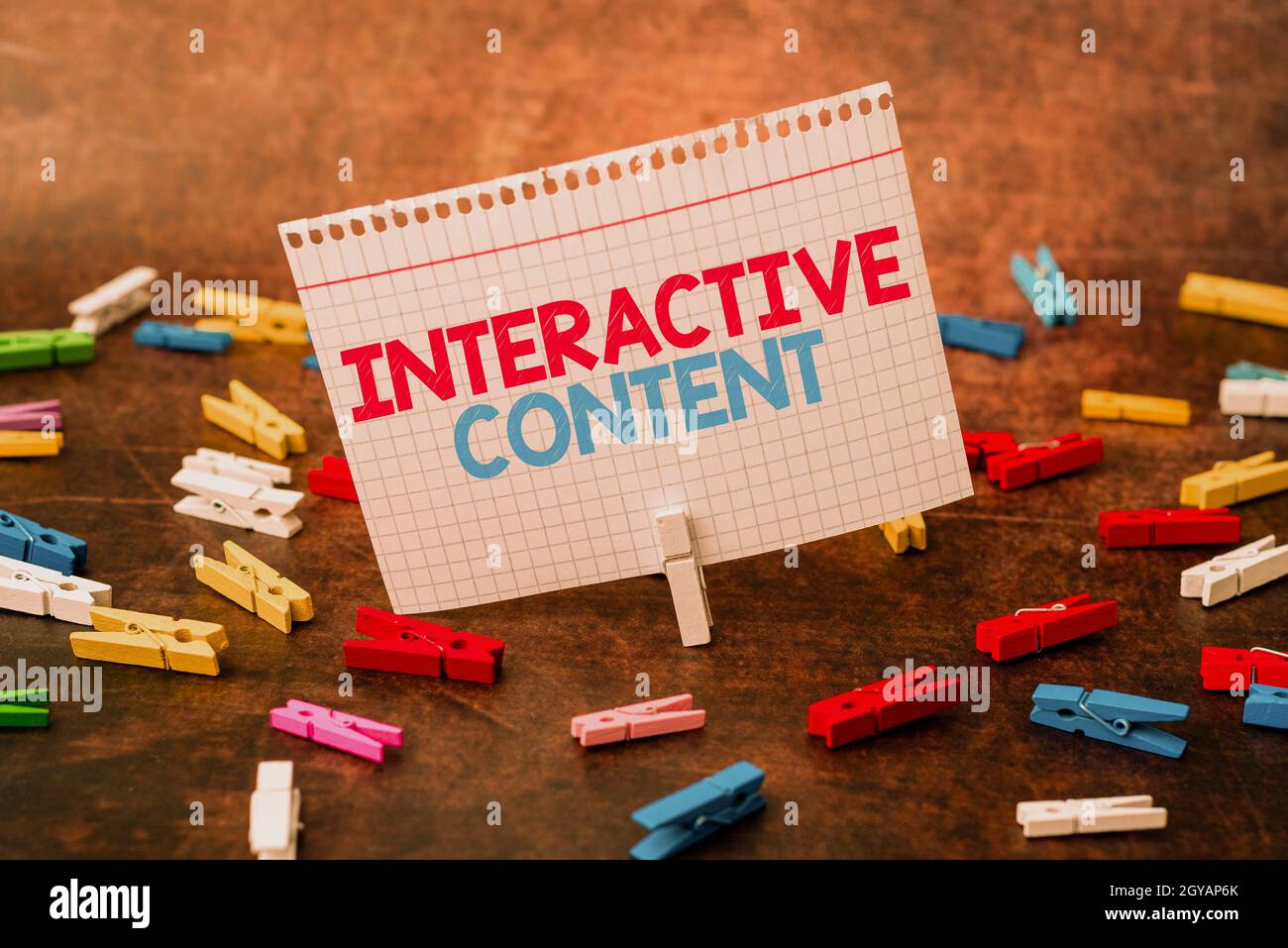 Hand writing sign Interactive Content, Conceptual photo It requires the ...