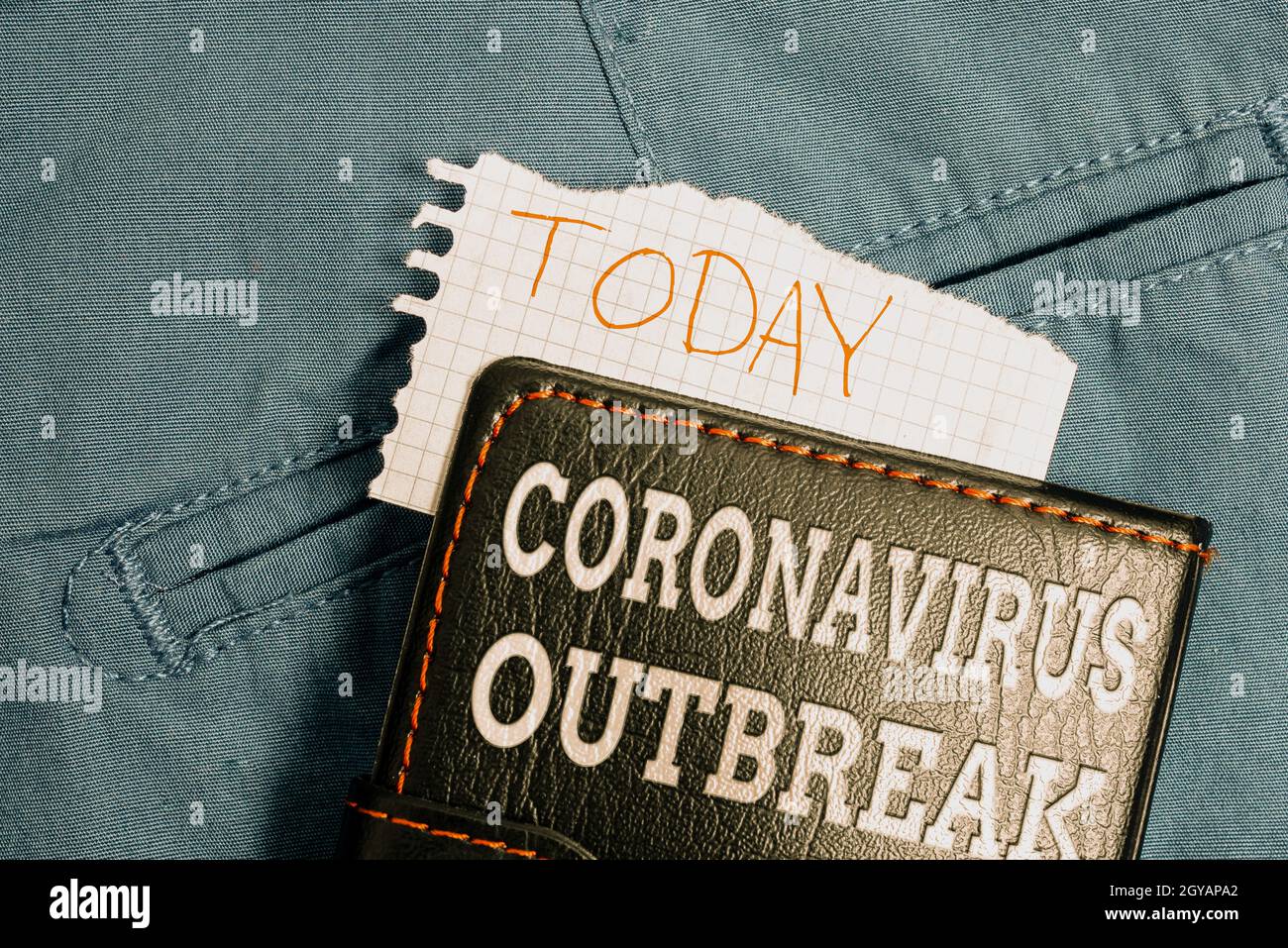 Handwriting text Coronavirus Outbreak, Word Written on infectious ...