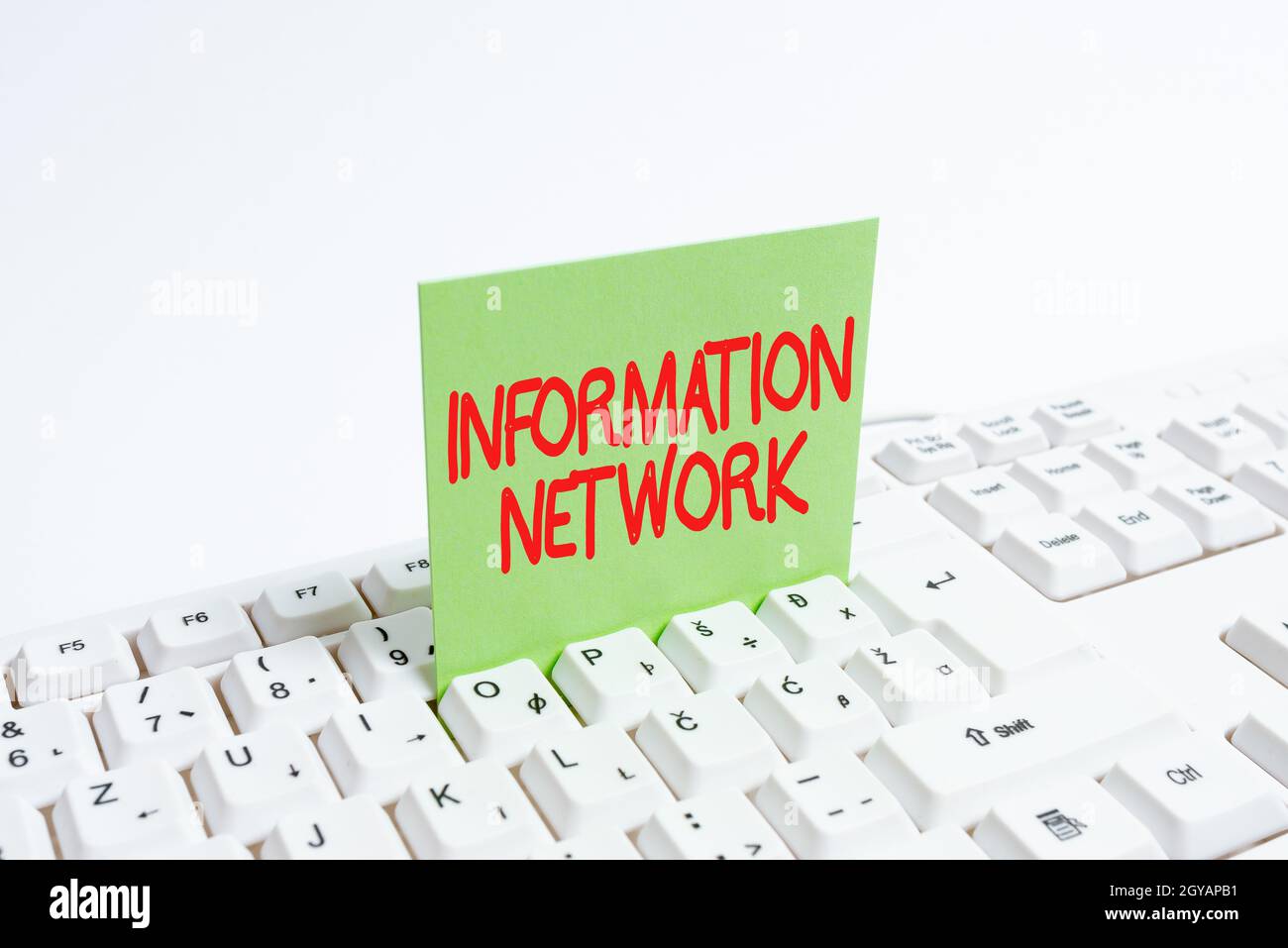 Writing displaying text Information Network, Concept meaning computers ...