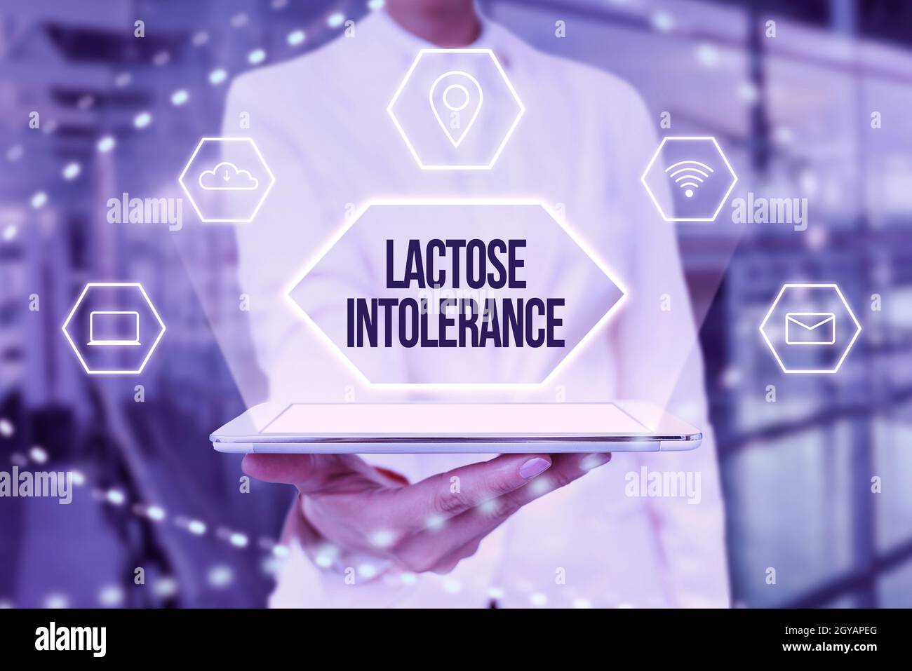 Writing displaying text Lactose Intolerance, Business overview ...