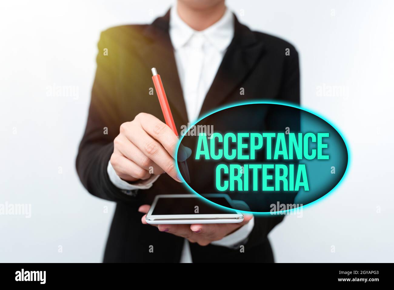 Text caption presenting Acceptance Criteria, Word Written on Specified ... Text caption presenting Acceptance Criteria, Word Written on Specified ...