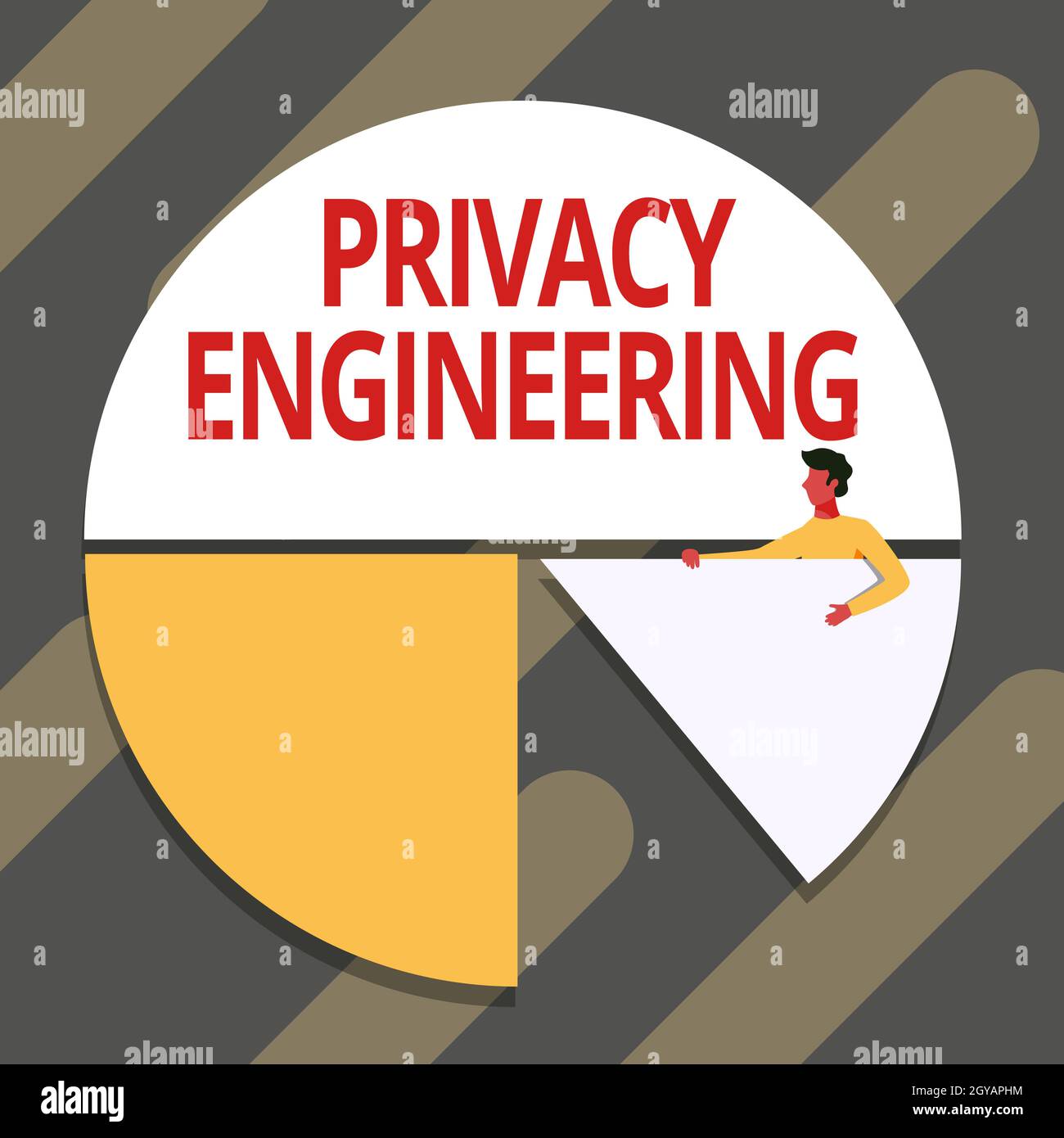 Hand writing sign Privacy Engineering, Concept meaning engineered ...