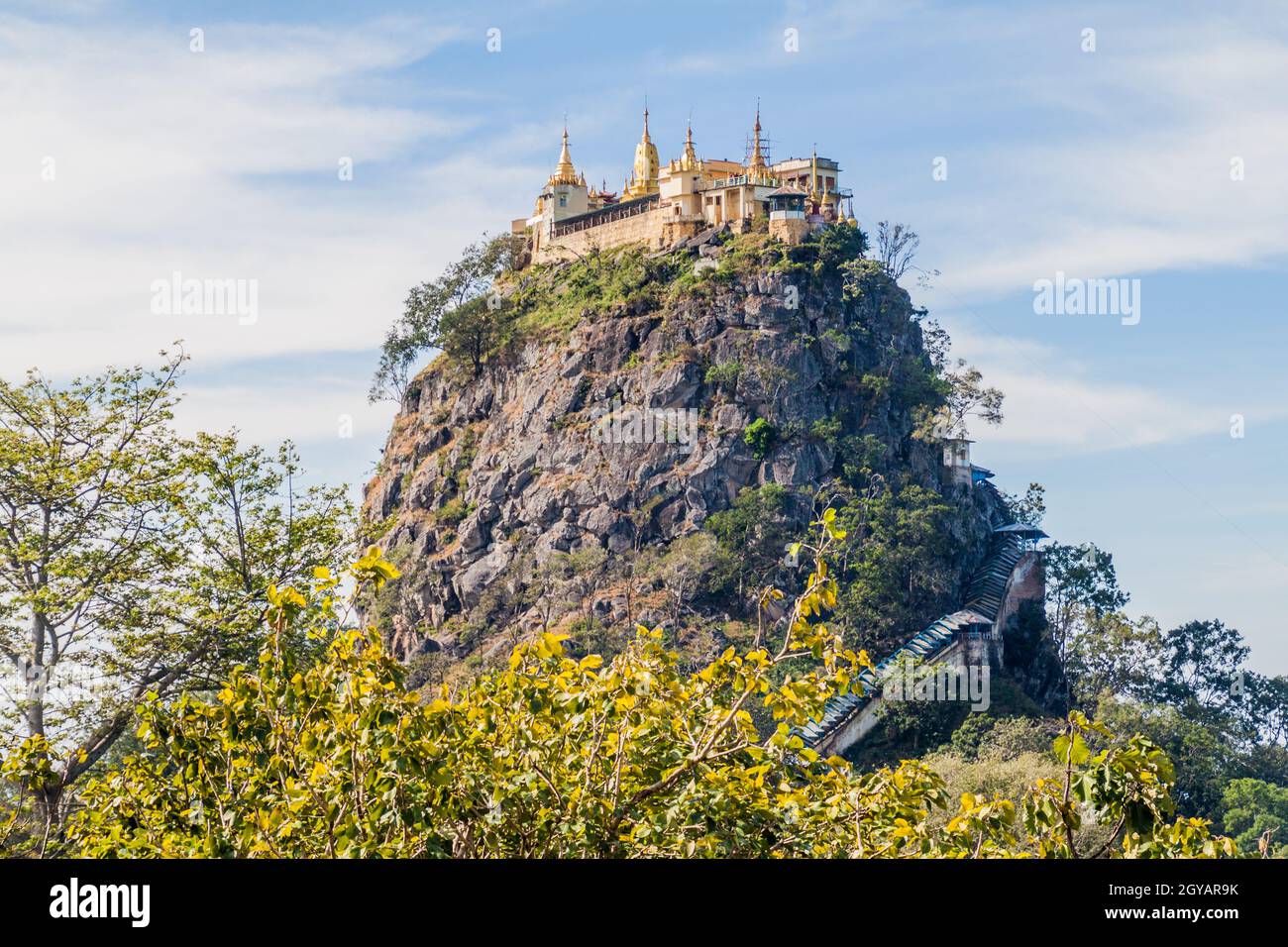 Popa mountain hi-res stock photography and images - Alamy
