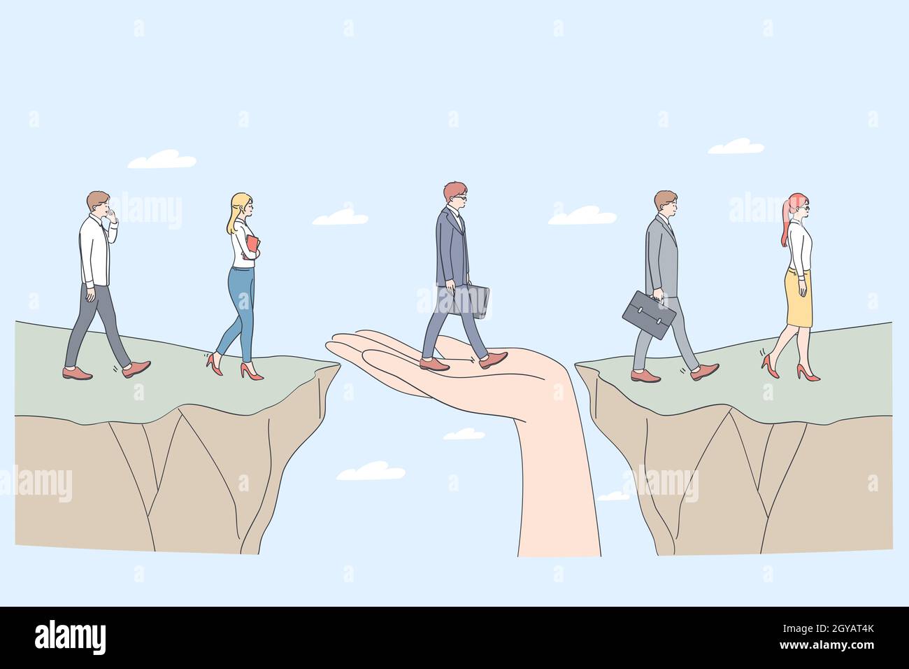 One man helping another man hi-res stock photography and images - Alamy