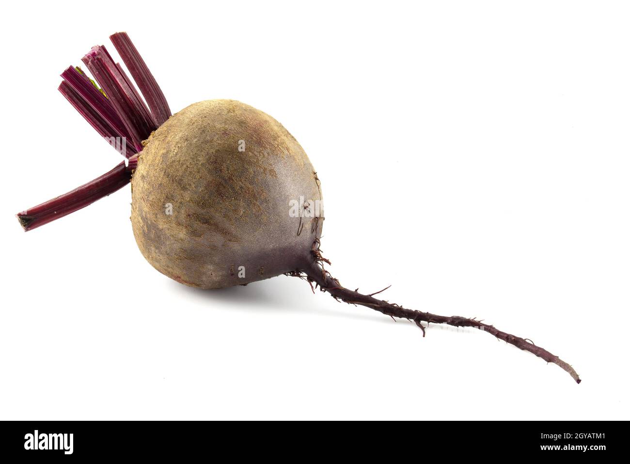 Red beets, close up of table beets, delicious fresh vegetable isolated ...