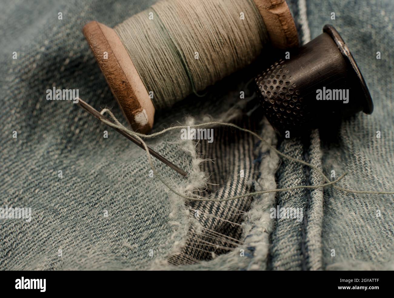 Darning tools hi-res stock photography and images - Alamy