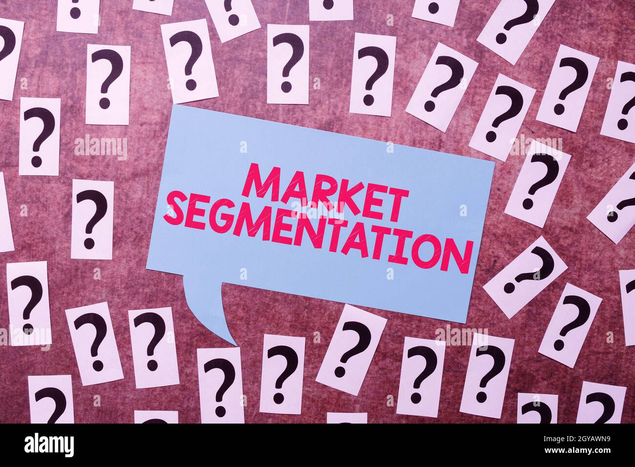 Text showing inspiration Market Segmentation, Conceptual photo dividing ...
