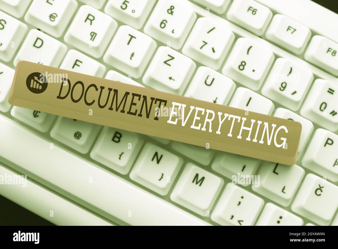 Conceptual caption Document Everything, Conceptual photo computer file ...