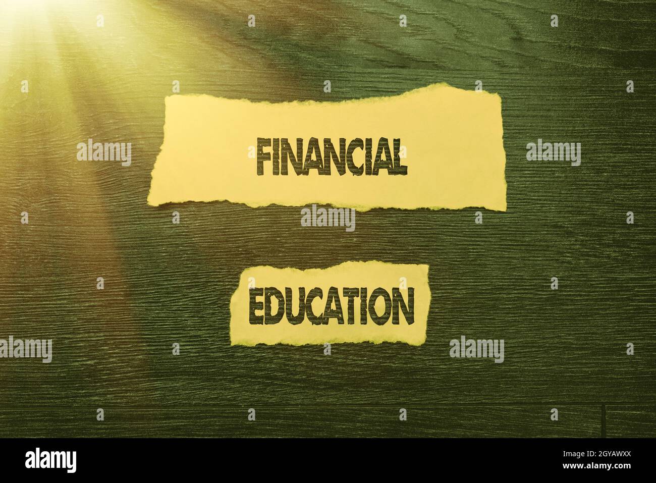 Handwriting text Financial Education, Business showcase education and ...
