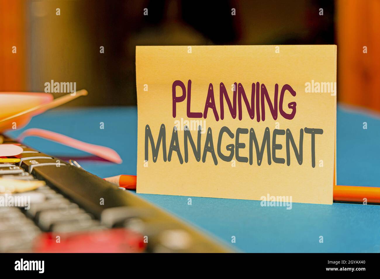 Conceptual caption Planning Management, Business concept act or process ...