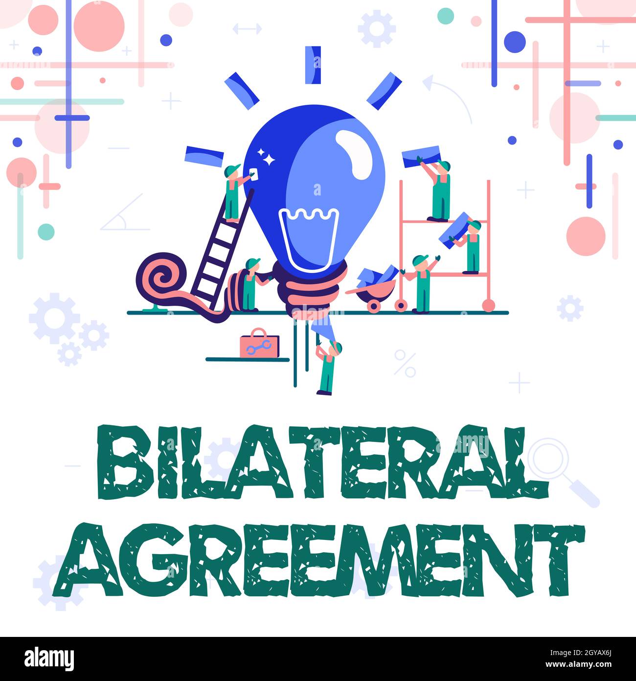 Text caption presenting Bilateral Agreement, Business overview Legal ...