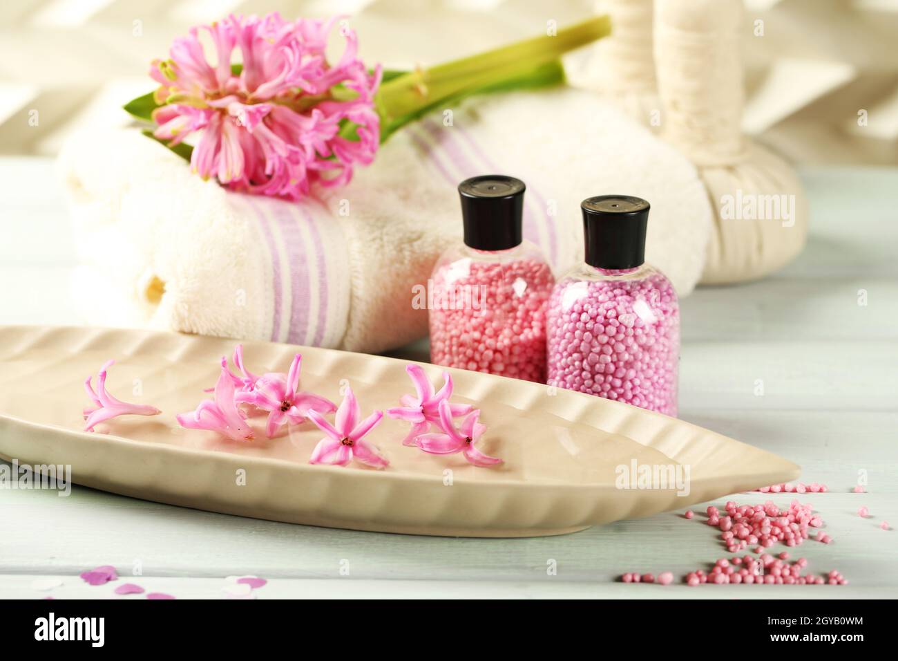 a spa action elements color Stock Photo - Alamy