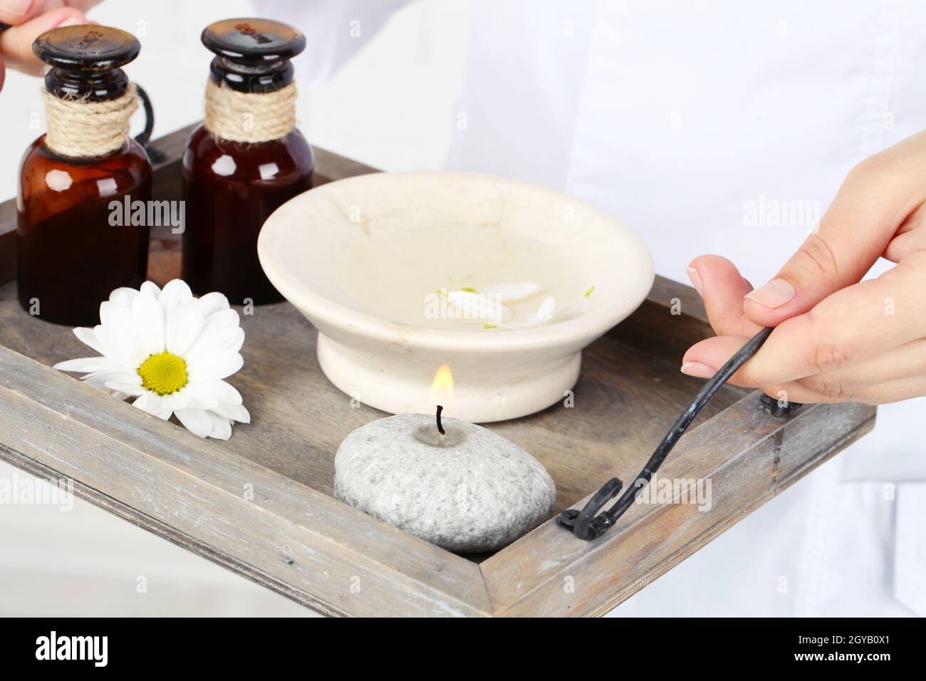 a spa action elements color Stock Photo - Alamy