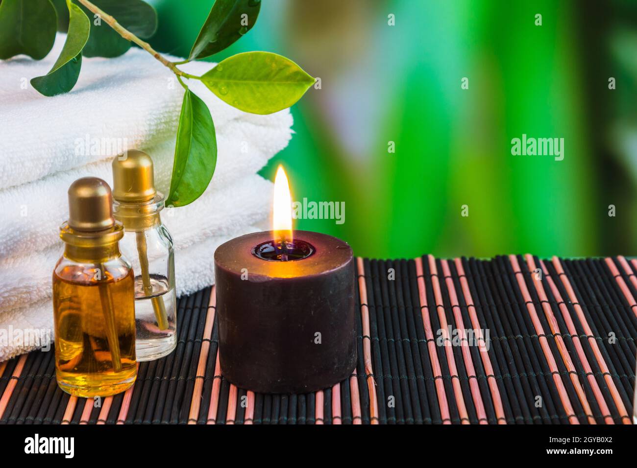 aromatherapy and alchemy with pink flowers Stock Photo - Alamy