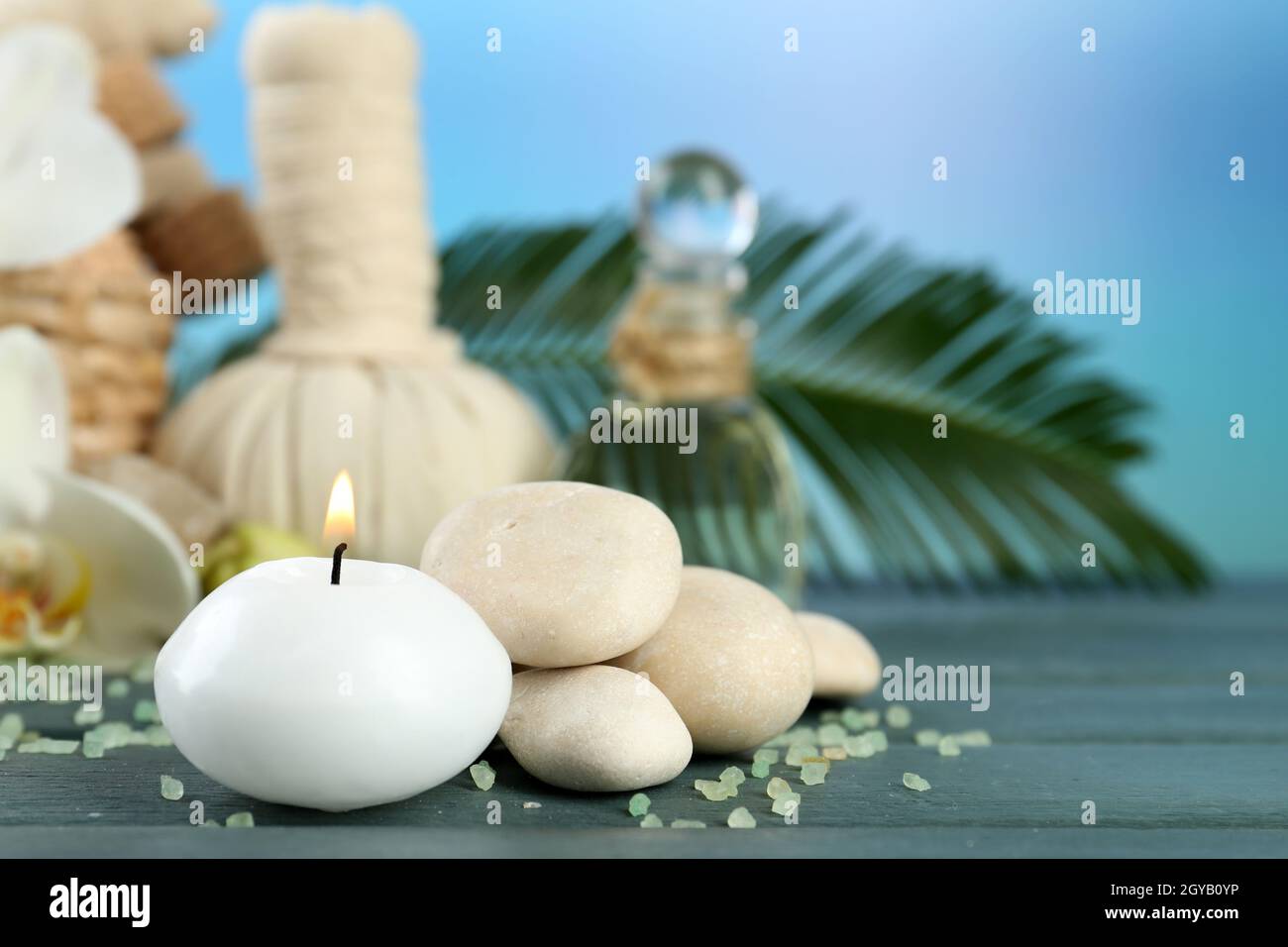 a spa action elements color Stock Photo - Alamy