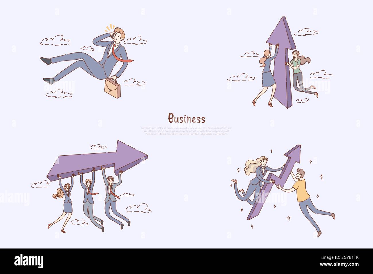 Job search, colleagues partnership, teamwork improvement, career growth ...