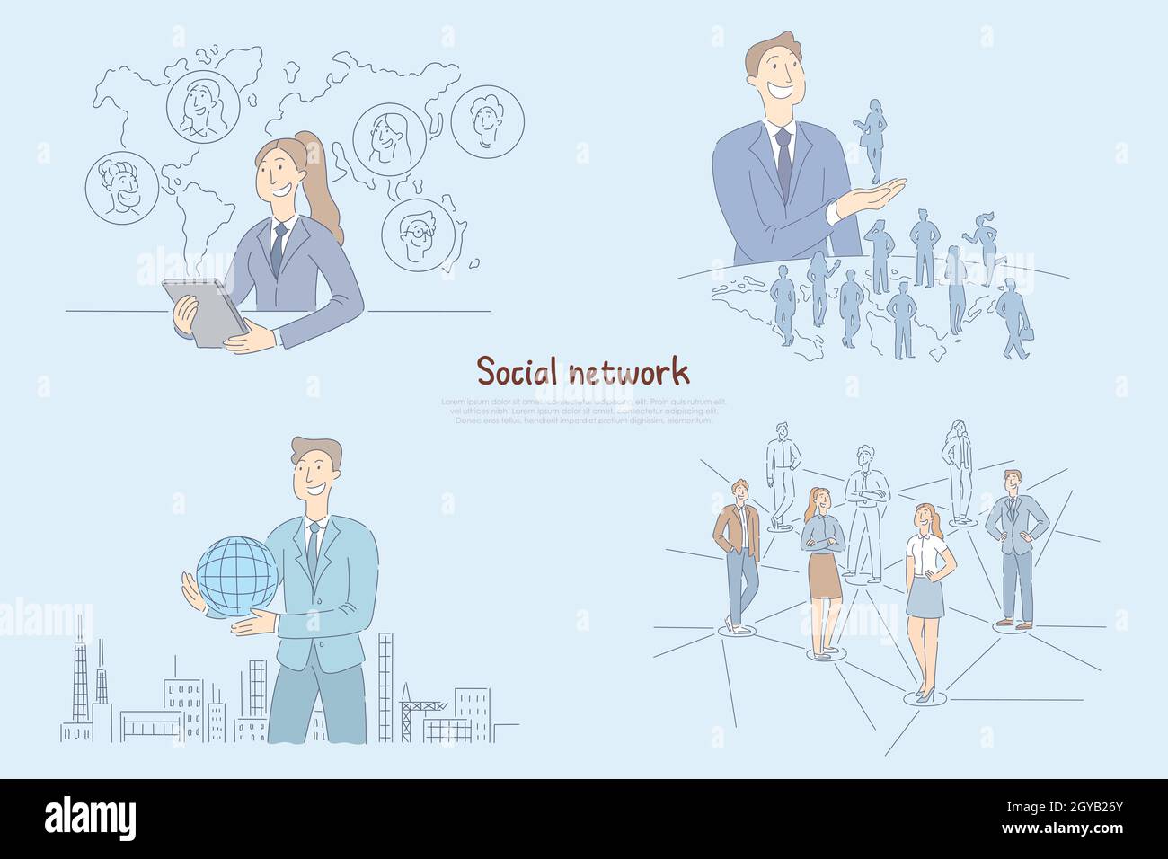 Modern socialization hi-res stock photography and images - Alamy