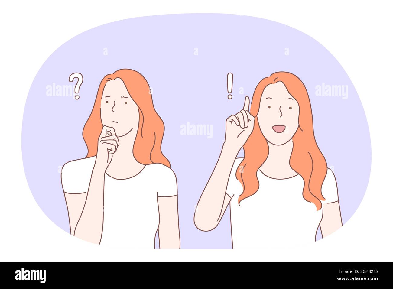 Body language communication cartoon hi-res stock photography and images ...