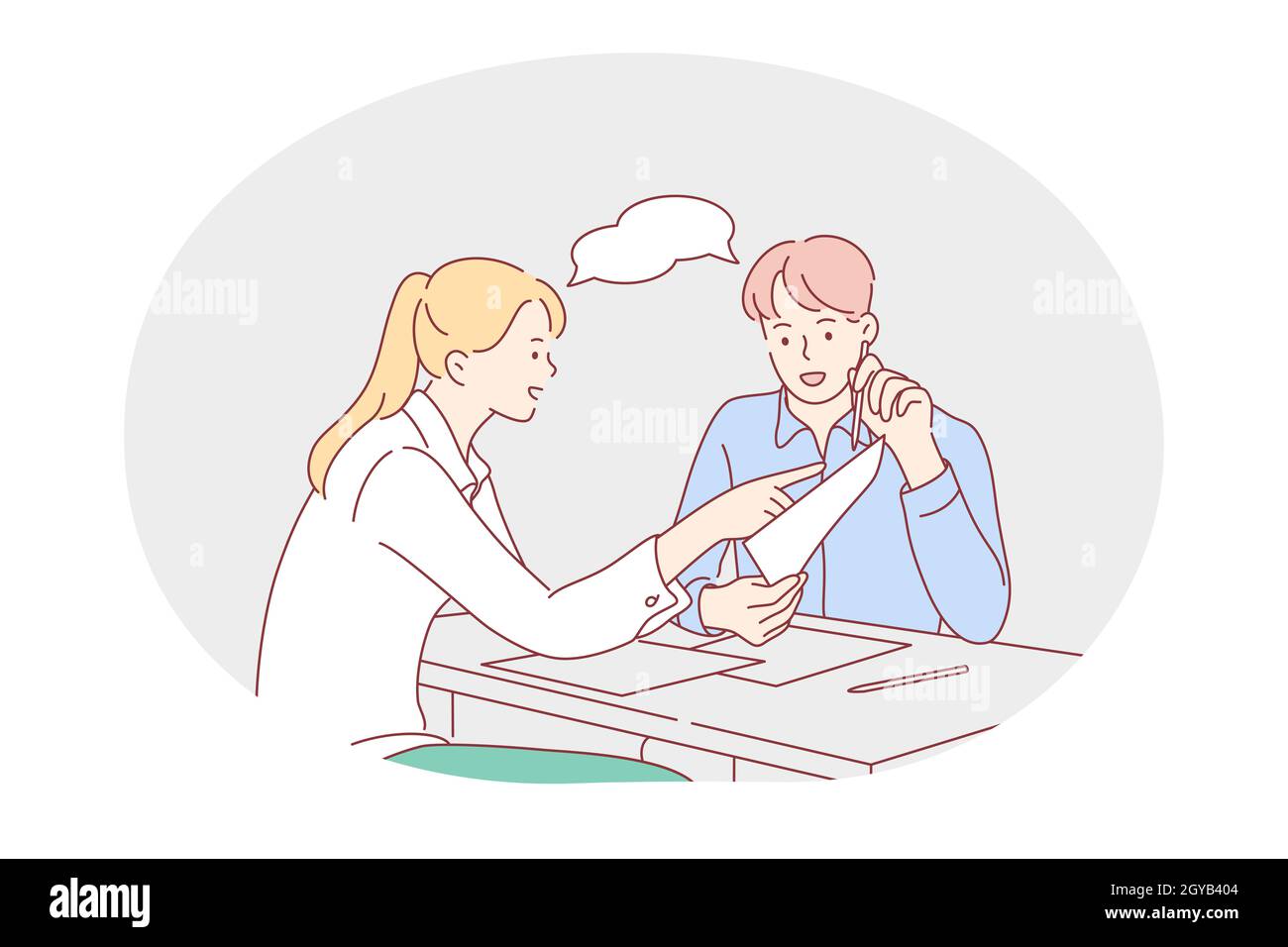 Brainstorm partners Cut Out Stock Images & Pictures - Alamy