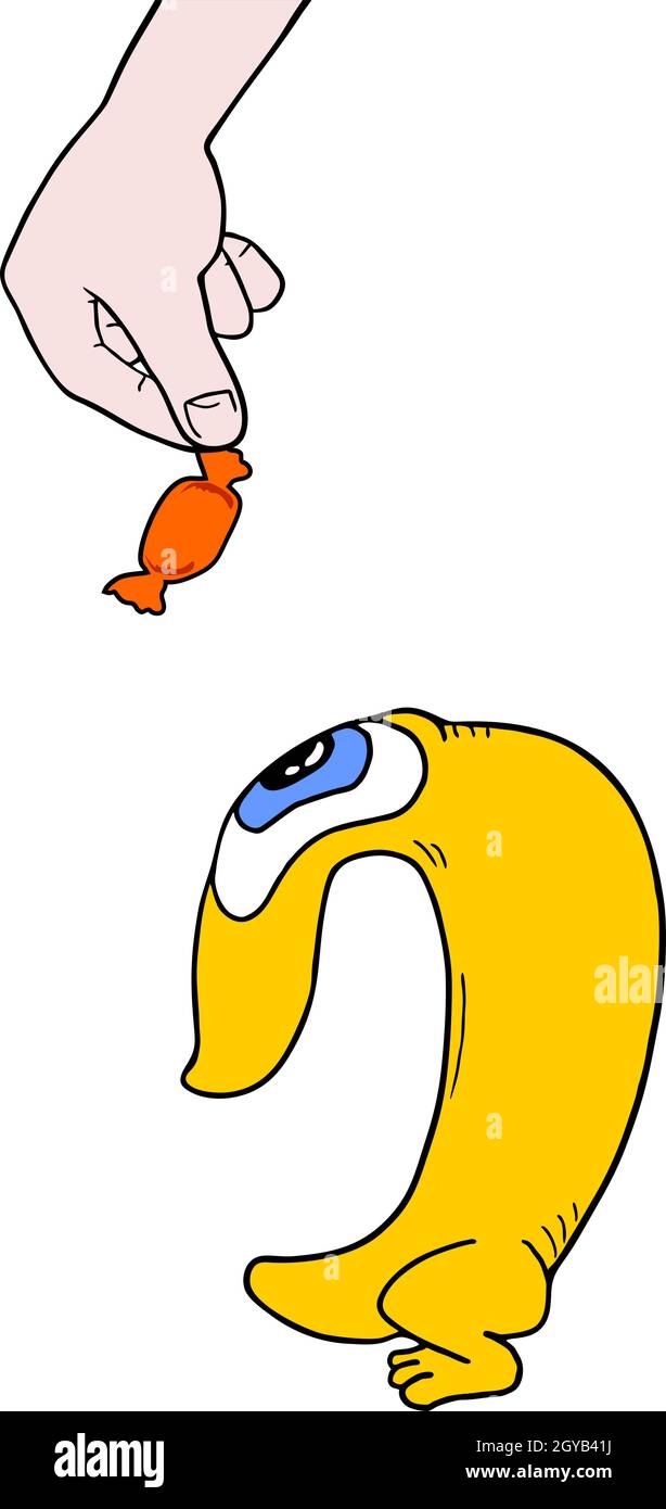 Yummy cartoon hi-res stock photography and images - Alamy