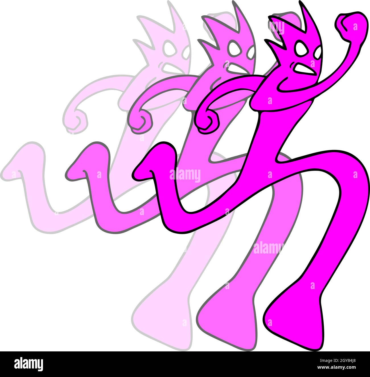 Run character hi-res stock photography and images - Alamy