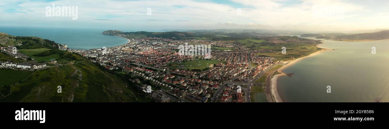 Aerial view llandudno beach hi-res stock photography and images - Alamy