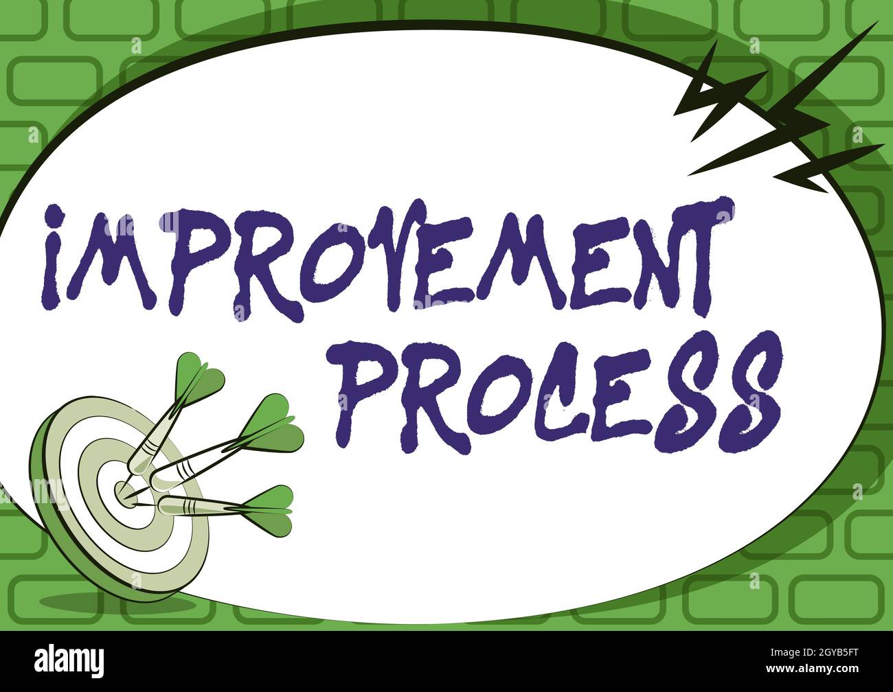 Hand writing sign Improvement Process, Word Written on Ongoing effort ...