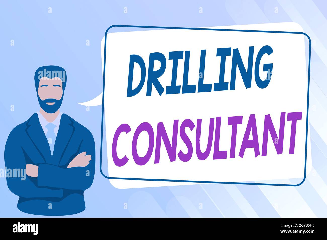 Hand writing sign Drilling Consultant, Word Written on onsite ...