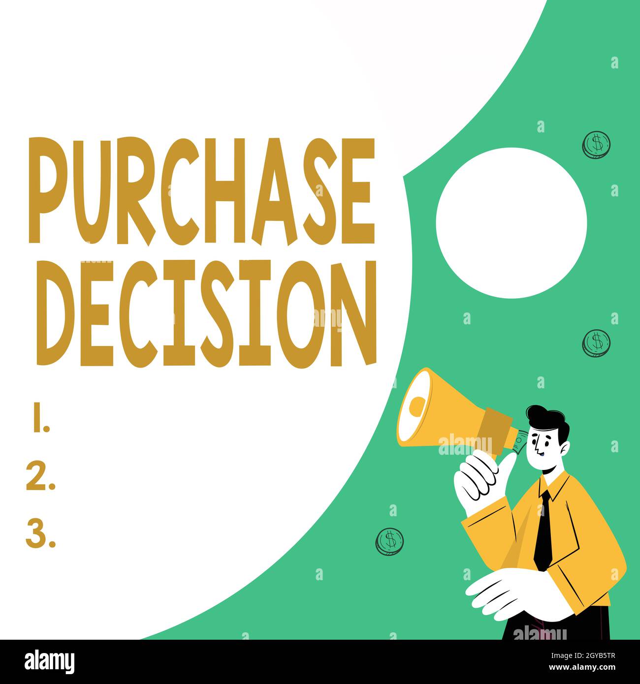 Writing displaying text Purchase Decision, Business approach process ...