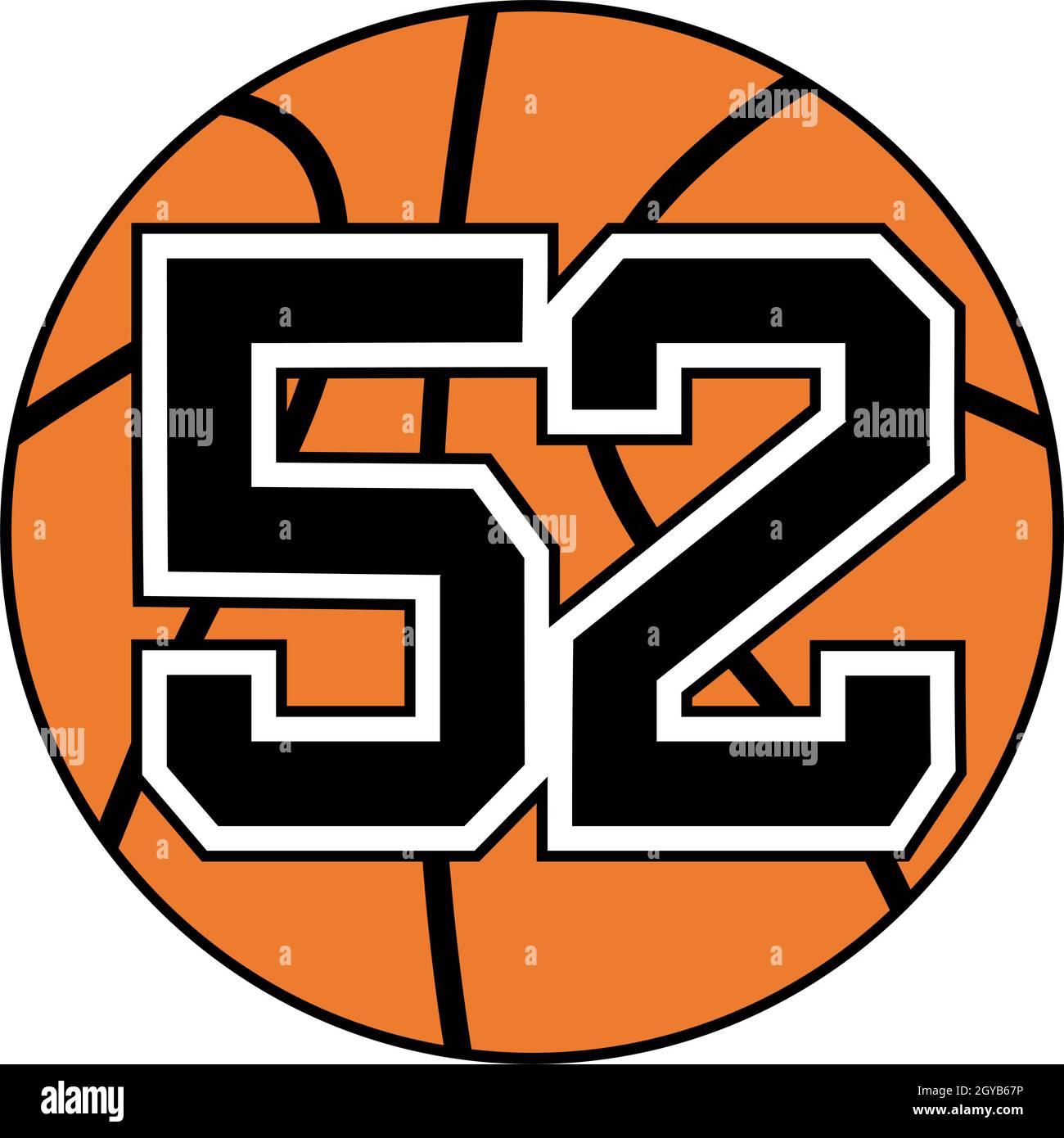 Number 52 Stock Vector Images - Alamy