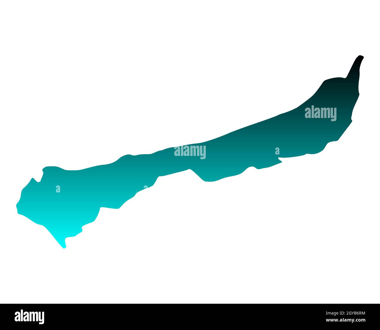 Map of Langeness Stock Photo - Alamy