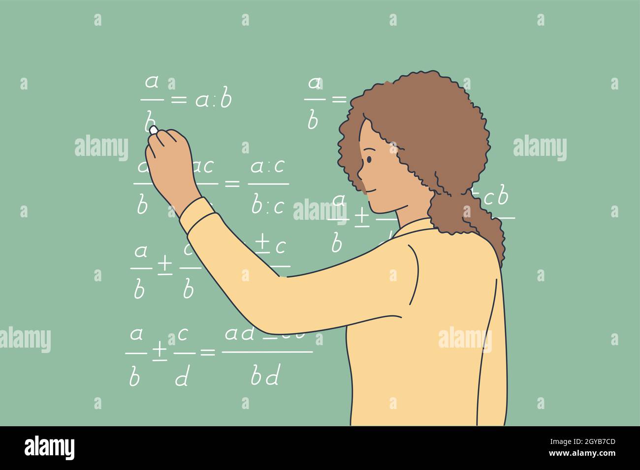 Education, school, study, solution, knowledge concept. Young pensive ...