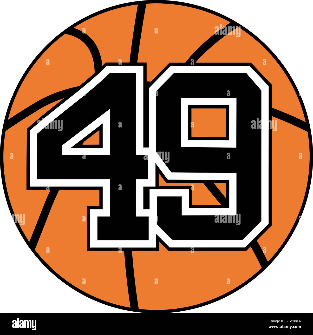 Number 49 Stock Vector Images - Alamy