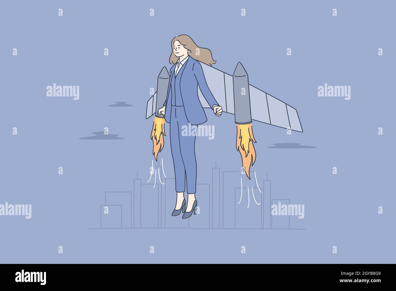 Ready to start cartoon hi-res stock photography and images - Alamy