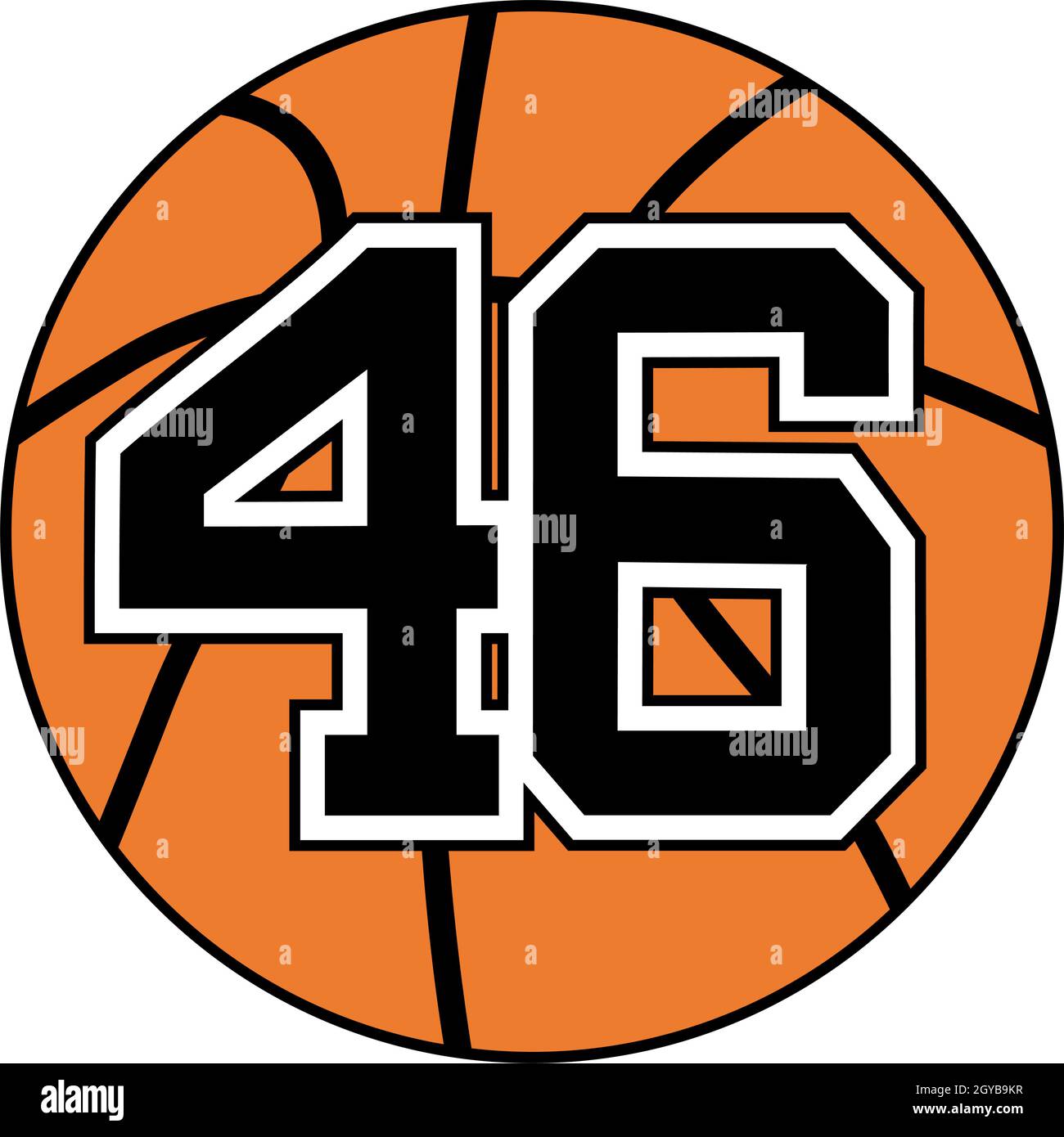 Number 46 Cut Out Stock Images & Pictures - Alamy